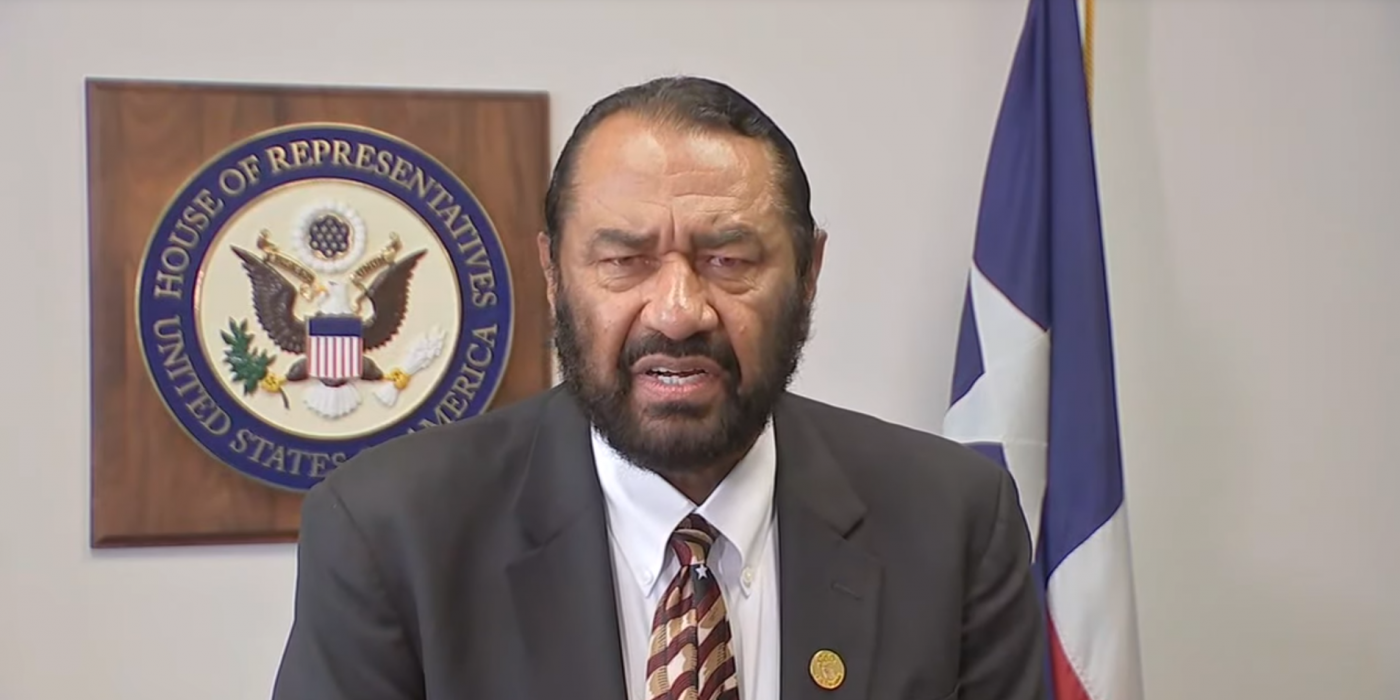 Rep. Al Green Vows to Fast-Track Court Cases on Trump's Tax Records ...