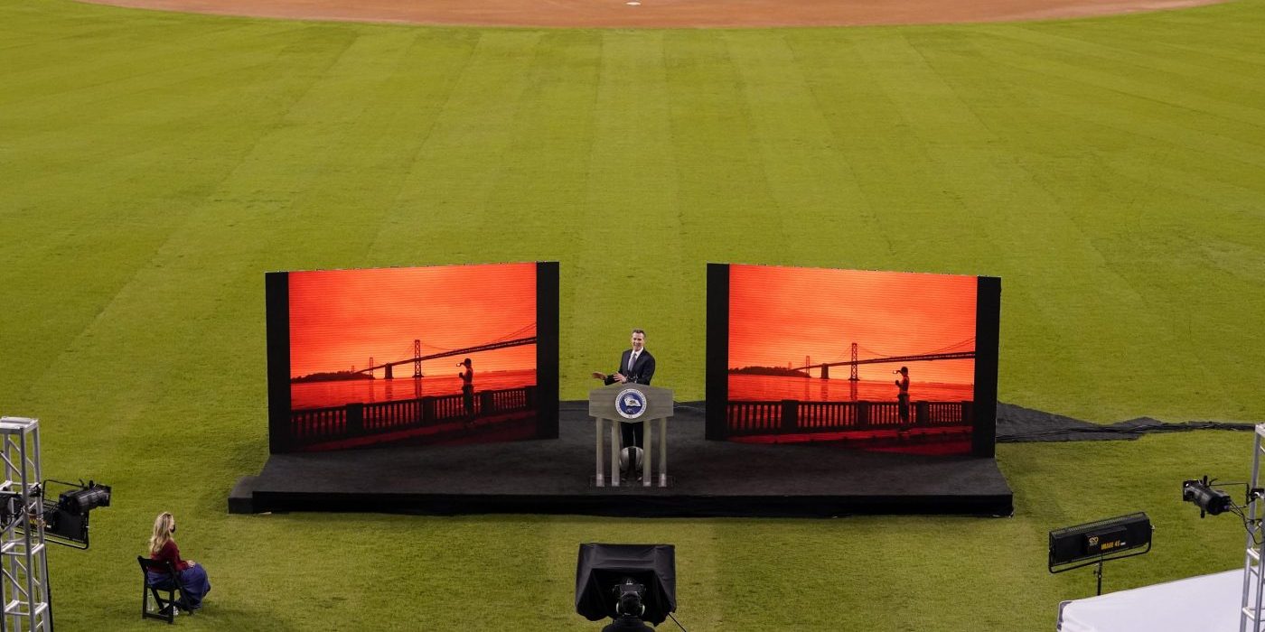 Newsom Defiant over Recall in 'State of the State' Address at Empty ...