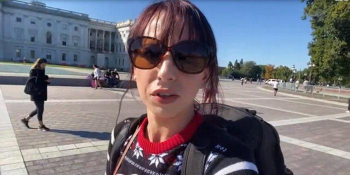 Antifa Terrorist Destroys Ashli Babbitt's B'day Memorial at U.S ...