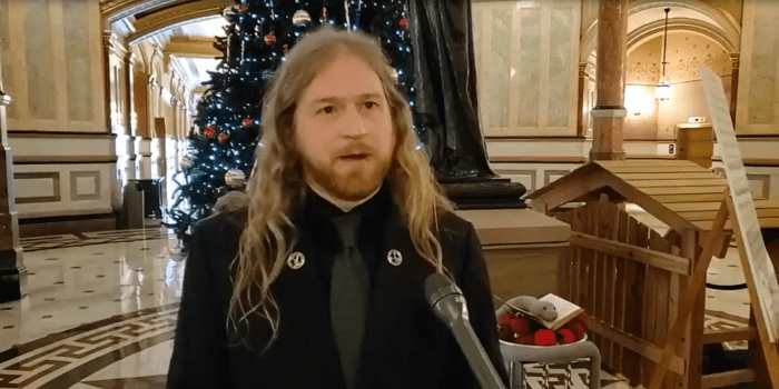 Satanists Put Up Holiday Display Alongside Nativity at Illinois State ...