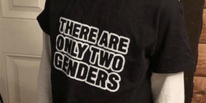 Court Denies 7th-Grader’s Legal Battle over 'Two Genders' Shirt ...