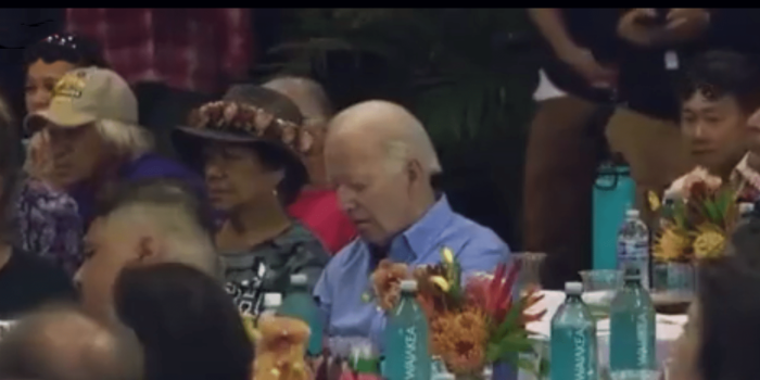 Still on Tahoe Time: Biden Catches Cat-Nap While Meeting w/ Maui ...