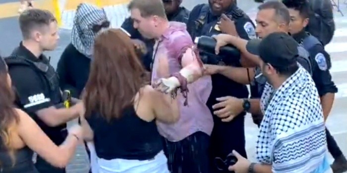 GRAPHIC: Man Attempts Self-Immolation During Protests Outside White ...